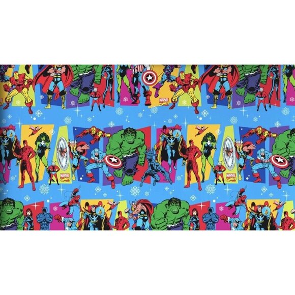 Hallmark | Party Supplies | Hallmark Wrapping Paper Christmas Marvel ...